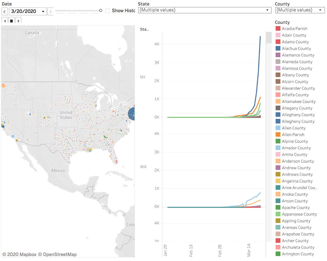 Coronavirus Map USA | Spokeo